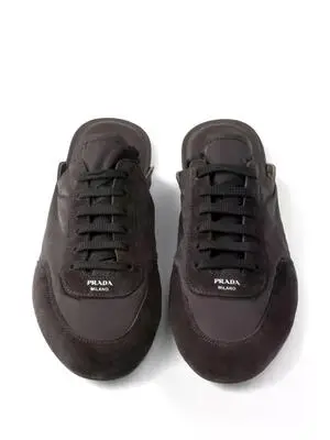 Prada Collapse Mules - Brown