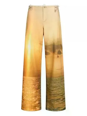 Roberto Cavalli Graphic-print Trousers