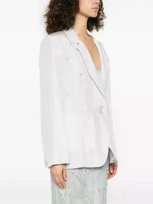 FORTE_FORTE Crystal-embellished Blazer