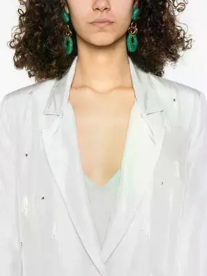 FORTE_FORTE Crystal-embellished Blazer
