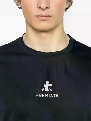 Premiata Bonded-detail Cotton T-shirt
