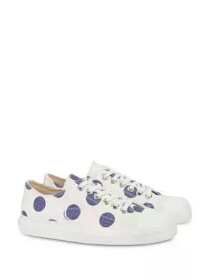 Moschino Polka-dot Printed Sneakers