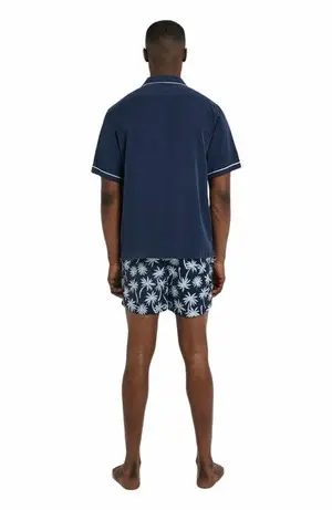 Onia Charles 4" Swim Trunk - Deep Navy Multi
