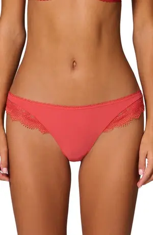 Simone Perele Allure Tanga Thong - Coralia Red