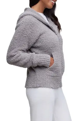 Barefoot Dreams Cozychic™ Zip Hoodie - Pewter
