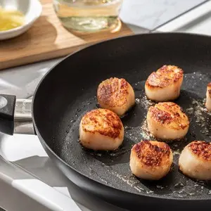 SCANPAN Classic 2 Piece Fry Pan Set, 10.25" & 12.5