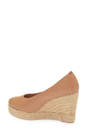 Penelope Chilvers Espadrille Wedge Pumps - Tan