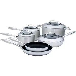 SCANPAN Ctx 10-piece Deluxe Cookware Set - Silver