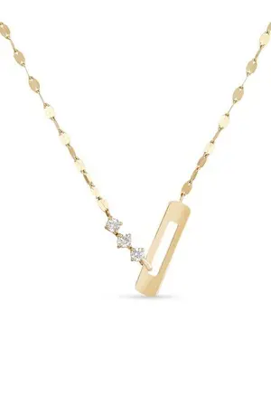 Lana Jewelry 14k Gold Link Diamond Necklace - Yellow