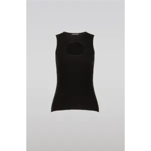 SAEMDI Ribbed Knit Top
