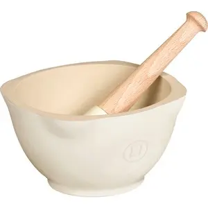EMILE HENRY Made In France Mortar And Pestle - Clay