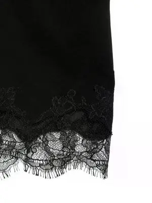 Carine Gilson Caudry-lace Silk Briefs - Black