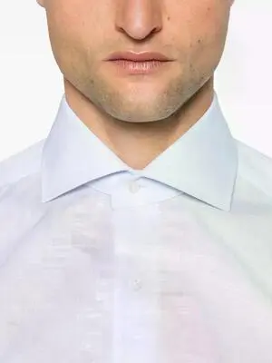 BARBA NAPOLI Cotton Shirt - Blue