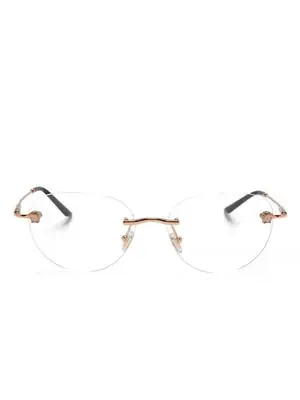 Versace Rimless Glasses