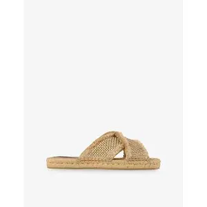 Women's Raffia Flat Sandals