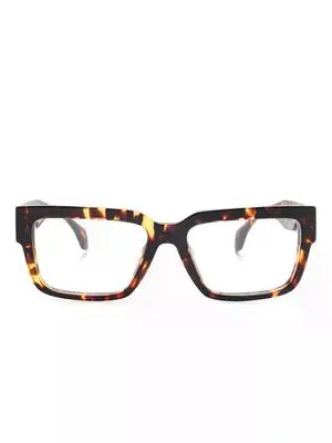 Versace Square-frame Glasses - Brown