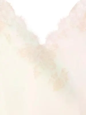 Carine Gilson Caudry-lace Silk Camisole - Pink