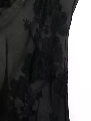 Carine Gilson Organza Babydoll Slip Dress