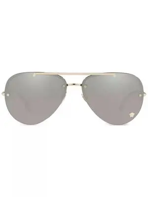 Versace Pilot-frame Sunglasses - Gold