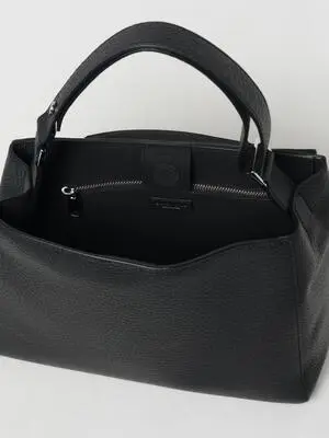 Orciani Sveva Soft Medium Bag - Black