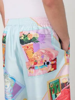 Versace Printed Shorts - Gnawed Blue