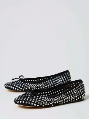 TWINSET Ballerina Flat - Black