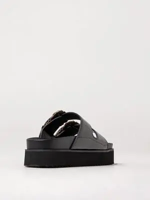 Versace Flat Sandal - Black