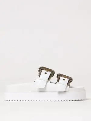 Versace Flat Sandal White