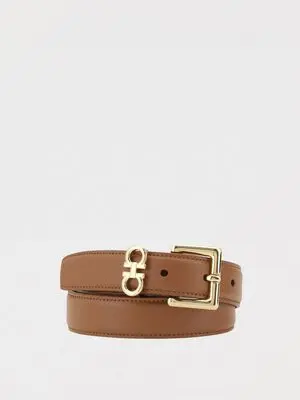 FERRAGAMO Leather Belt Brown