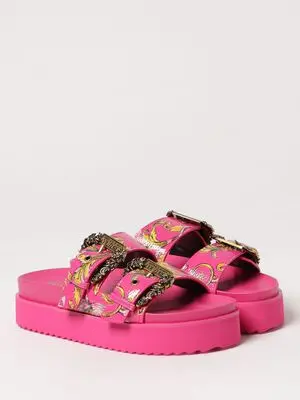 Versace Flat Sandal - Fuchsia