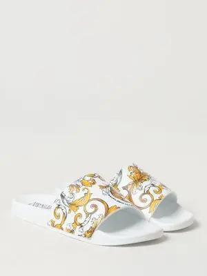 Versace Flat Sandal - White