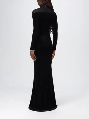 Elisabetta Franchi Tiered Ruffle Gown