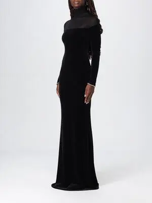 Elisabetta Franchi Tiered Ruffle Gown