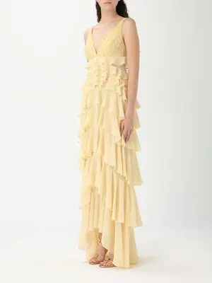 Elisabetta Franchi Tiered Ruffle Gown