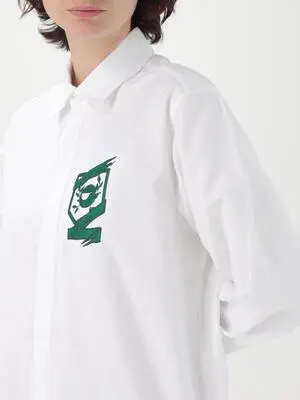 Coperni Shirt Dress With Gathered Hem
