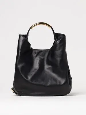 Moschino Leather Tote Bag - Black