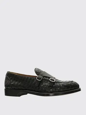 DOUCAL'S Monk Strap Loafers - Black