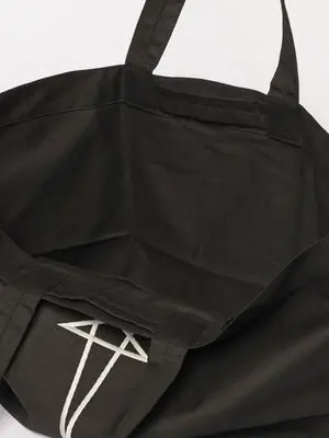 Rick Owens Cotton Canvas Tote Bag - Black