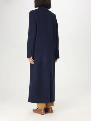 Max Mara Double Breasted Coat - Blue
