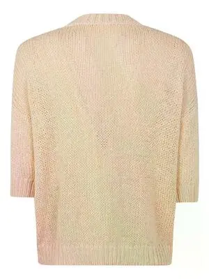 NUUR Crochet-knit Top - Neutrals