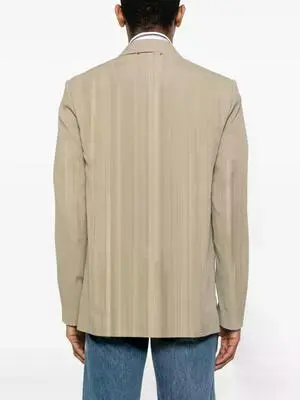 GOLDEN GOOSE Pinstripe Single-breasted Blazer - Neutrals