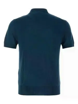 TOM FORD Short Sleeve Polo Shirt - Blue