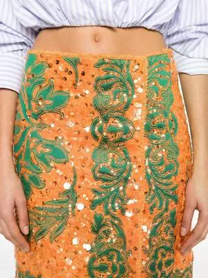 Etro Sequinned Mini Skirt