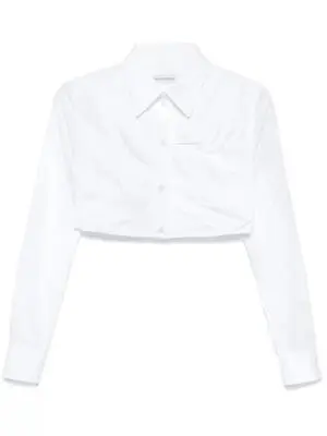 Viktor & Rolf Pleated Cropped Shirt