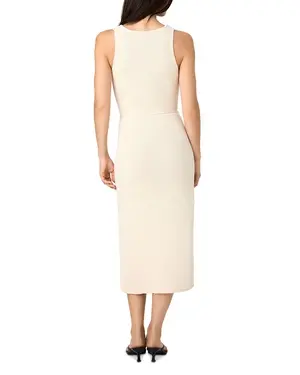 French Connection Terry Spun V-neck Midi Dress