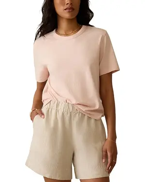 Faherty Brand Essential Tee - Peach Whip