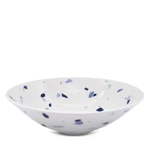 Twig New York Terrazzo Azzurro Serving/salad Bowl - Blue