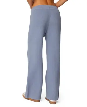 EDIKTED Kris Ribbed Knit Sweatpants