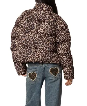 EDIKTED Dalya Printed Puffer Jacket