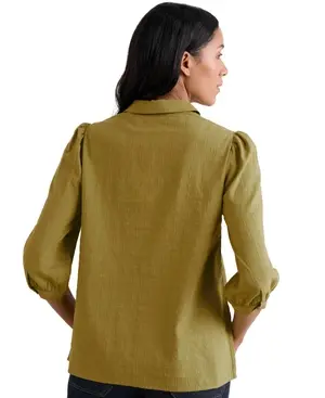 SEASALT CORNWALL Hope Cottage Blouse Ii - Fennel